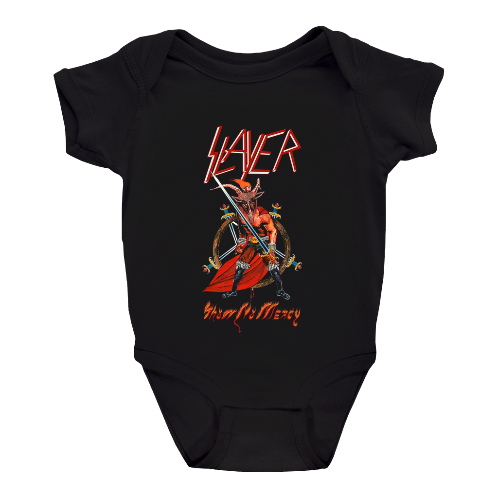 Show No Mercy Baby Bodysuit – Slayer Store
