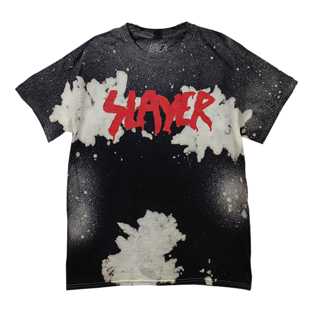 Old School Spray Paint Logo Custom Dye Tee – Slayer Store